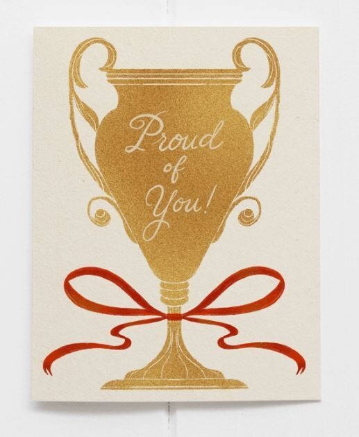 Congratulations Trophy Card