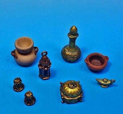 UM355 Arab/middle-east brass/copper accessories set n °1