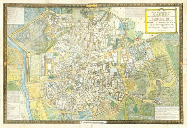 Plano Geometrico de Madrid