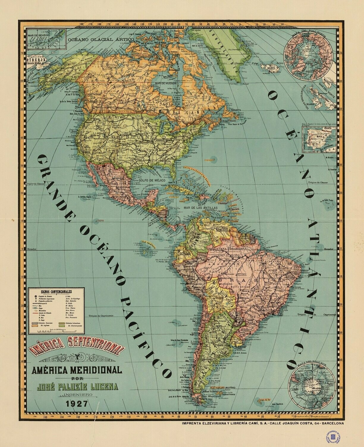 Lámina América 1927