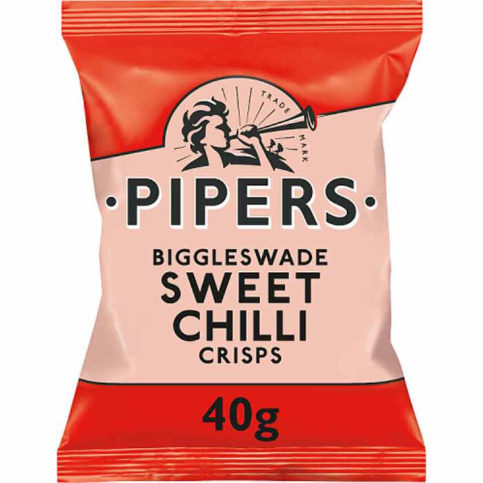 Pipers Sweet Chilli Crisps 24 X 40g