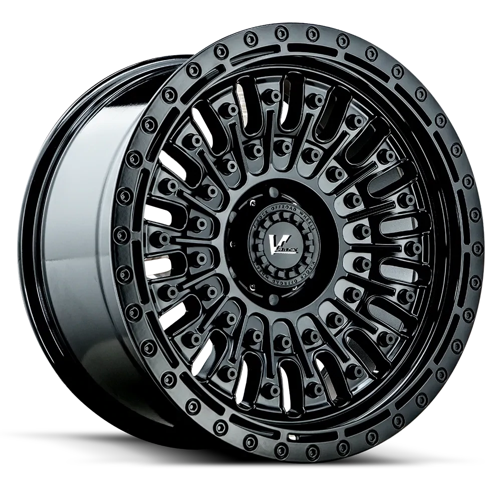 V-Rock Ural 20x9.5 6X5.5 6X139.7 +0mm Satin Black Wheels