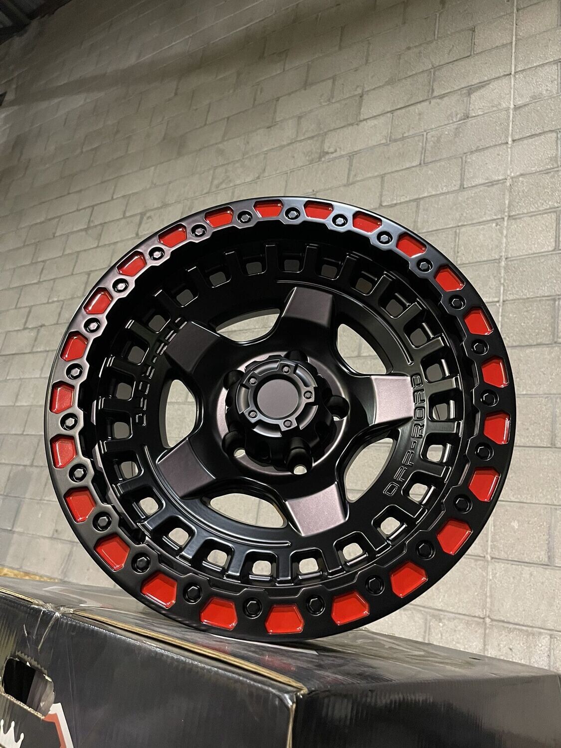 5 Wheel & Tire JT Offroad 17x9 5x5 Wheels & 33x12.50-17 Haida R/T Tires