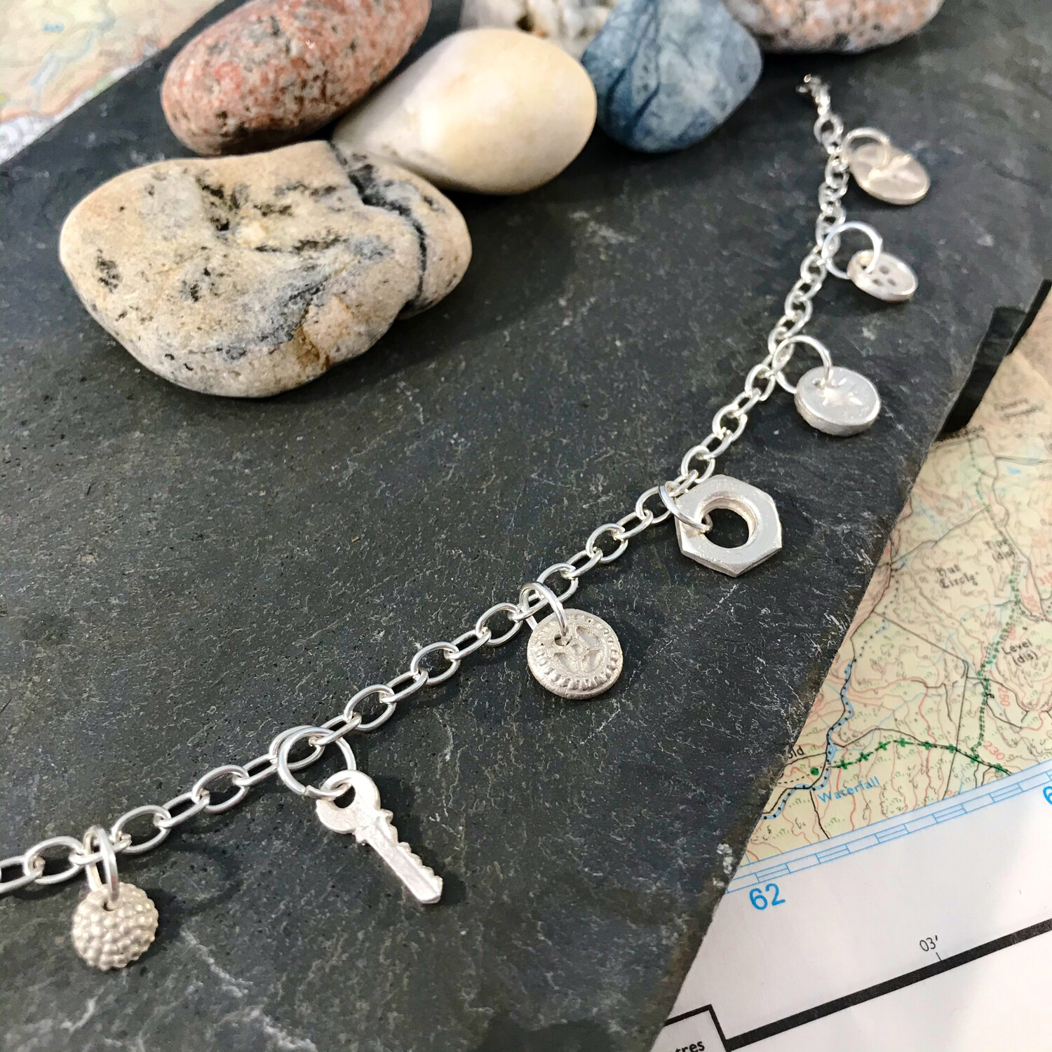 Silver Charm Bracelet