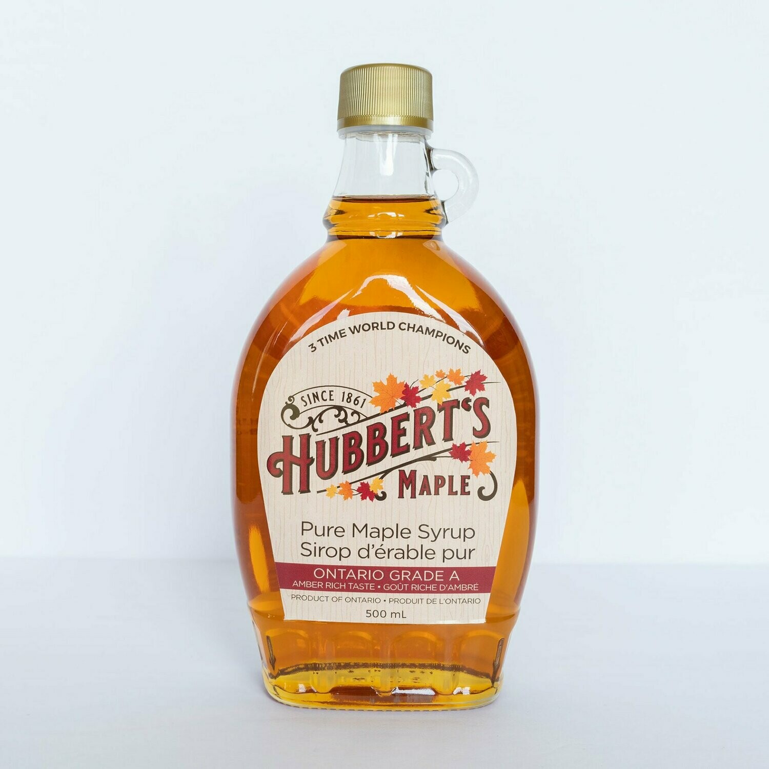 500ml Pure Maple Syrup - Glass