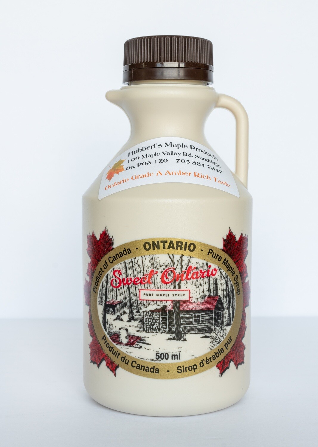 500ml Pure Maple Syrup - Plastic Jug