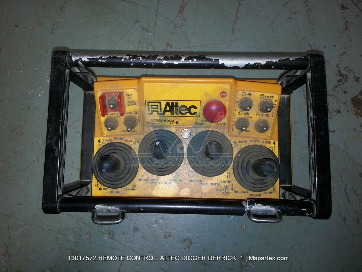 REMOTE CONTROL, ALTEC DIGGER DERRICK