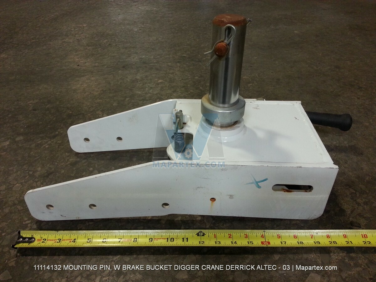MOUNTING PIN, W BRAKE BUCKET DIGGER CRANE DERRICK ALTEC