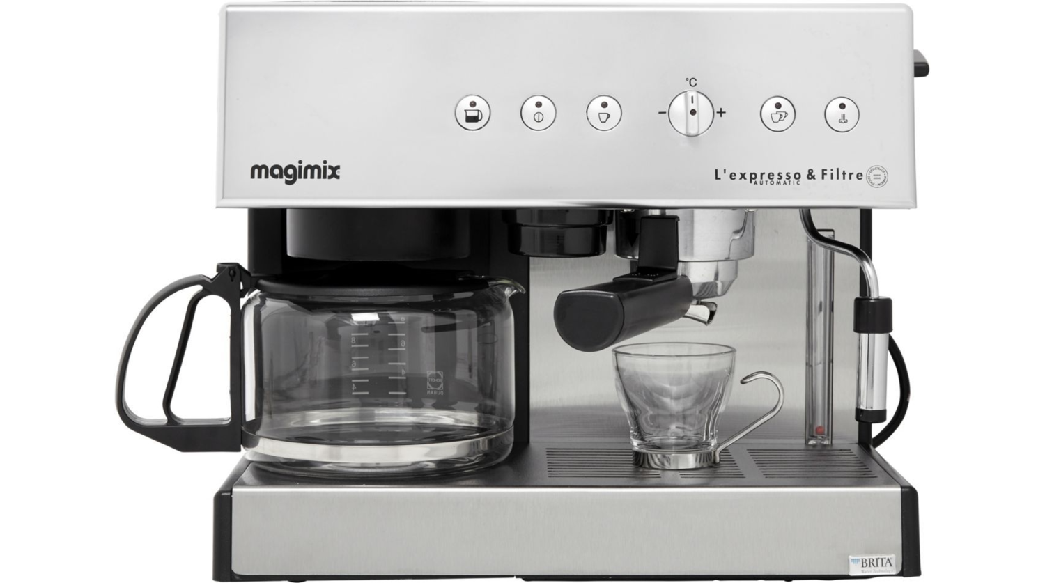Expresso combiné cafetière Magimix 11423 AUTO CHROME MAT