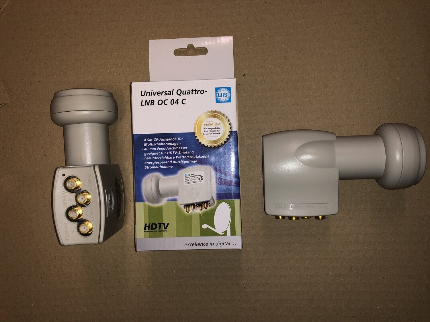 WISI Universal-Quatro-LNB, OC 04c