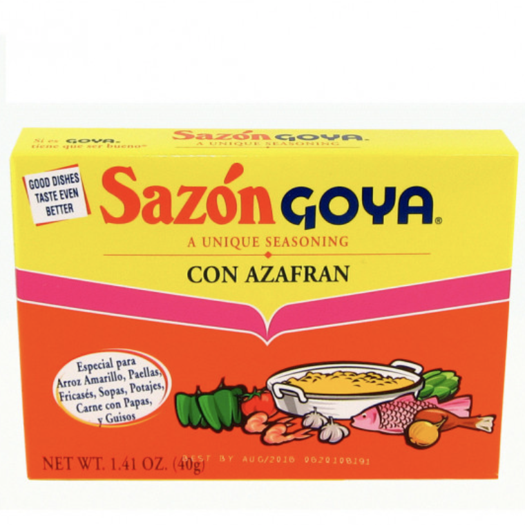 Seasoning-Goya Sazon con Azafran – Store – Nostalgia Latin Market