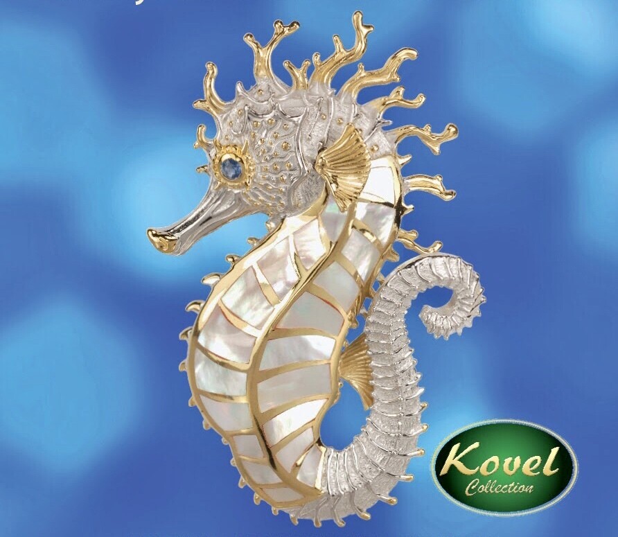 Kovel Collection Spikey Seahorse Pendant