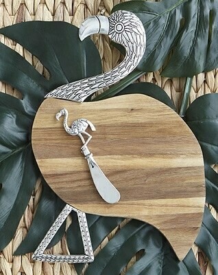 Tropical Flamingo Cheese Board