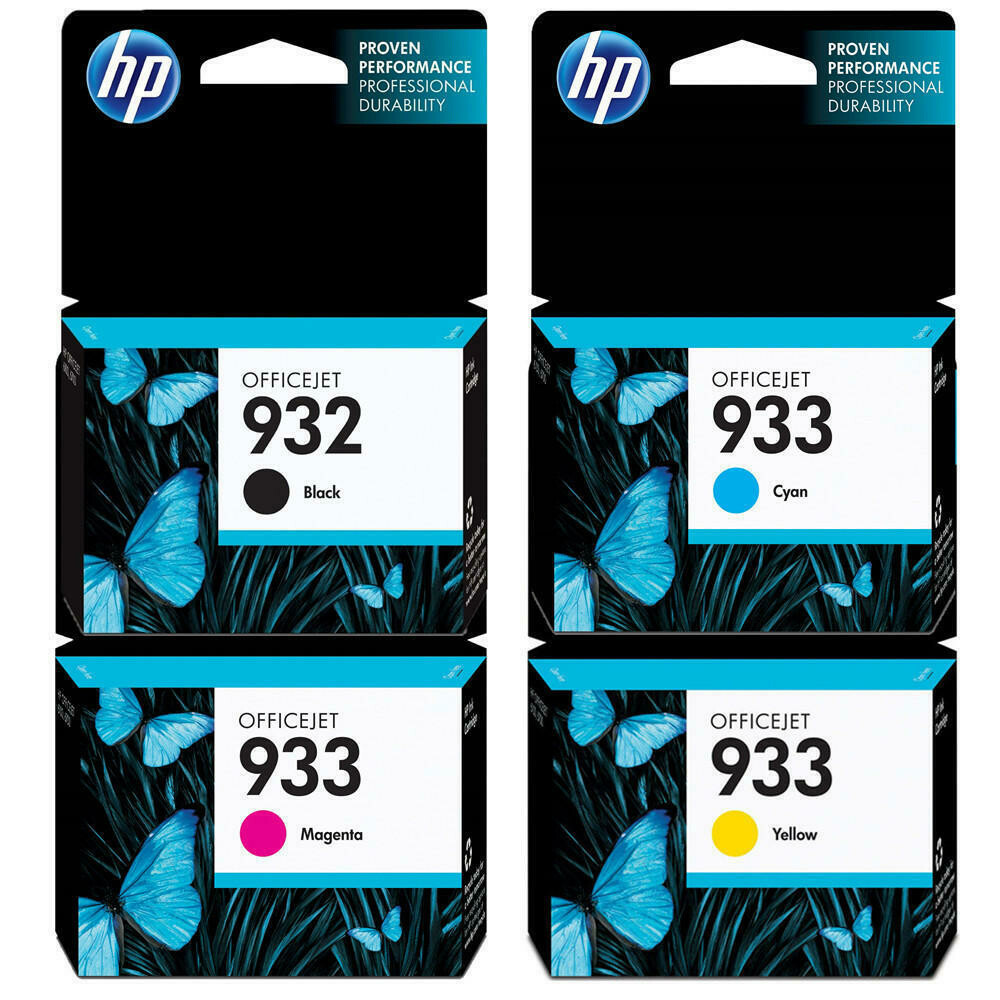 HP 932/933 COMBO PACK ( 4 PACK)-PRINTS APP Balck 1000 Pages & @ Colour ...