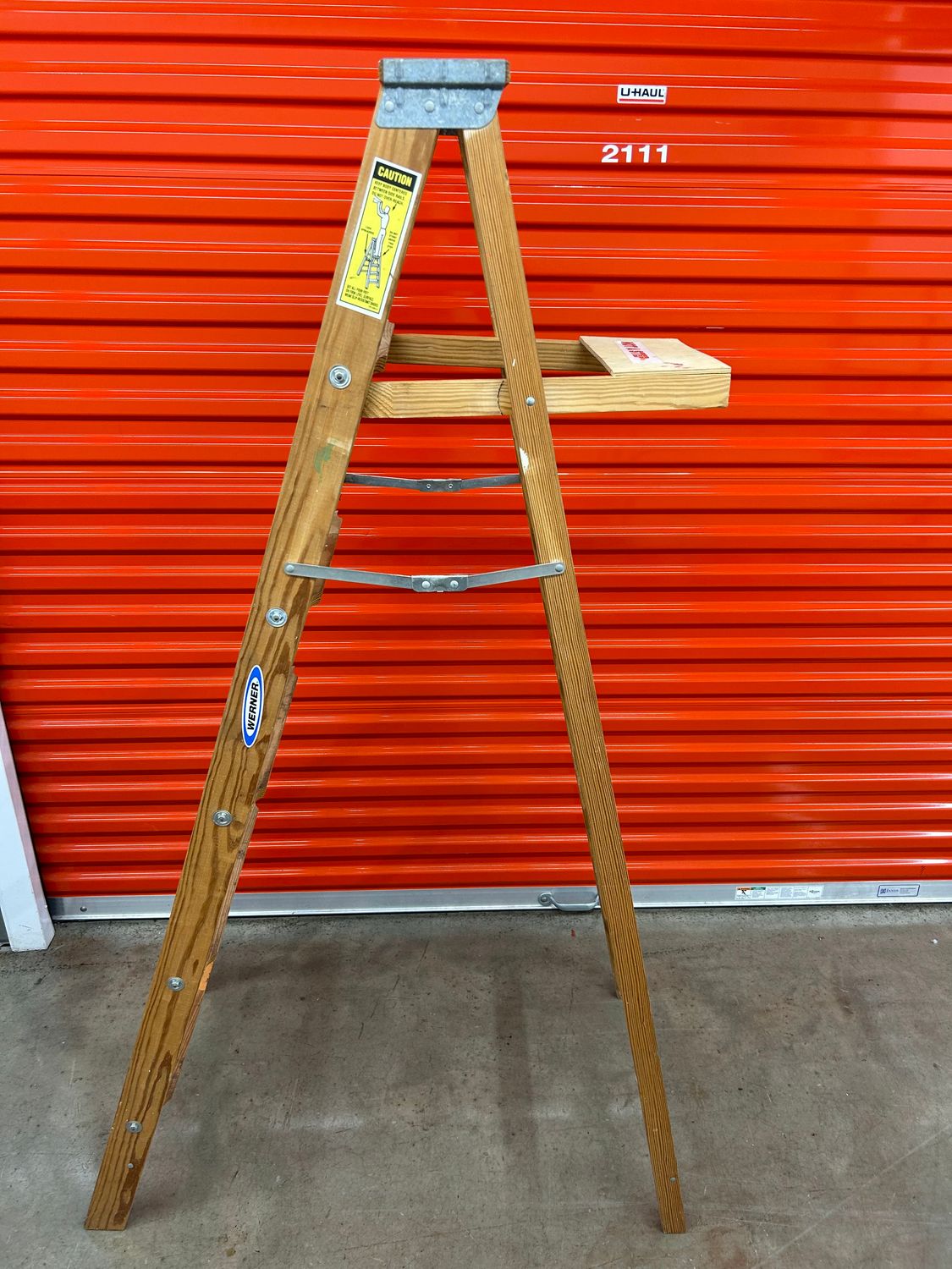 6 ft. Wood Step Ladder, Werner #2314
