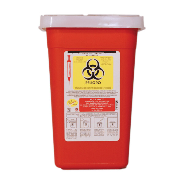 CONTENEDOR HERMÉTICO PARA RPBI