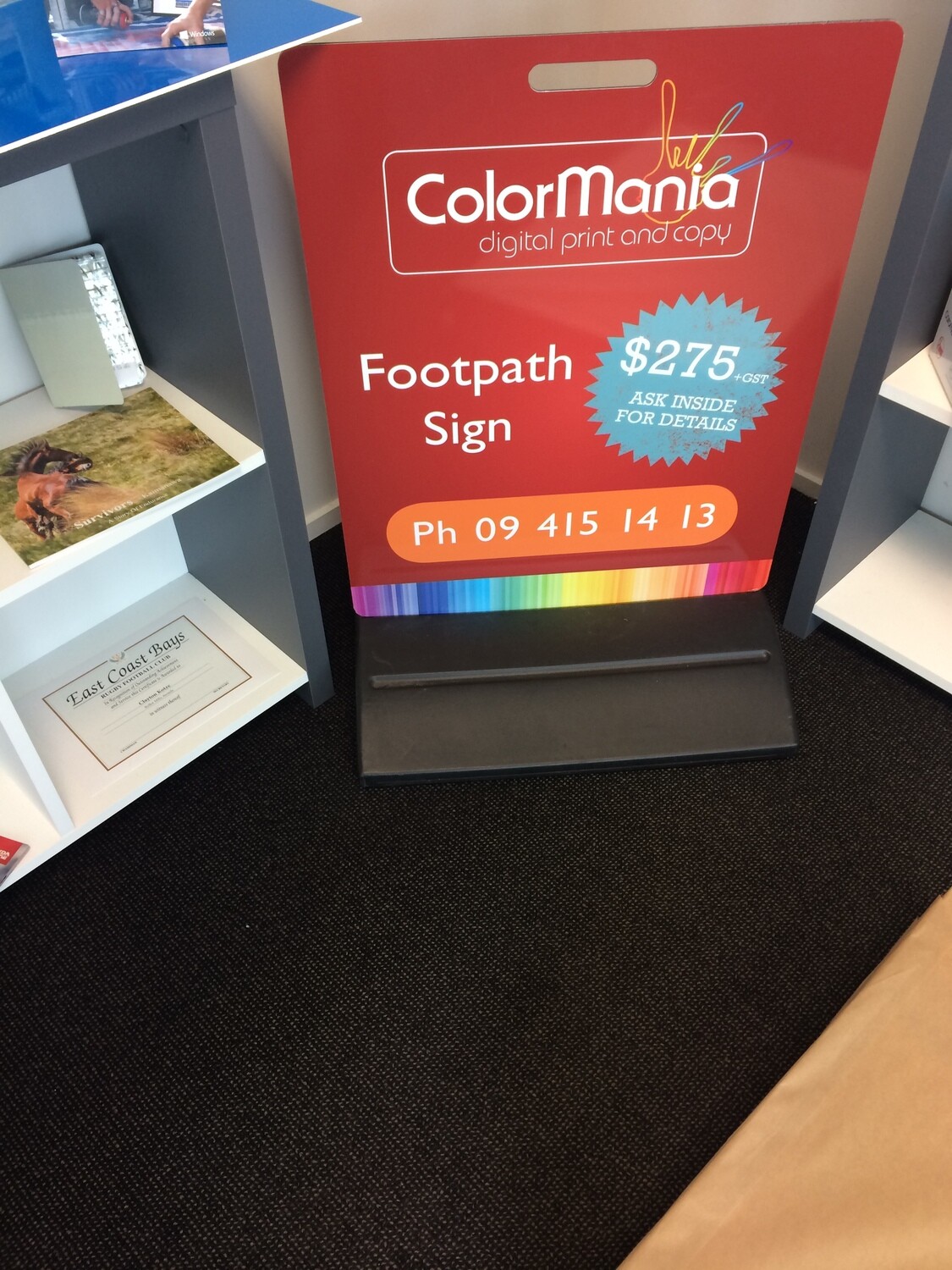 Footpath Signs | Online Store | ColorMania