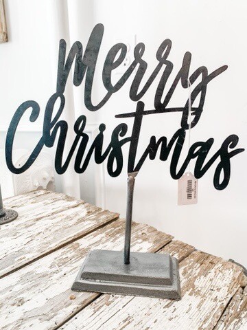Merry Christmas Tabletop Sign