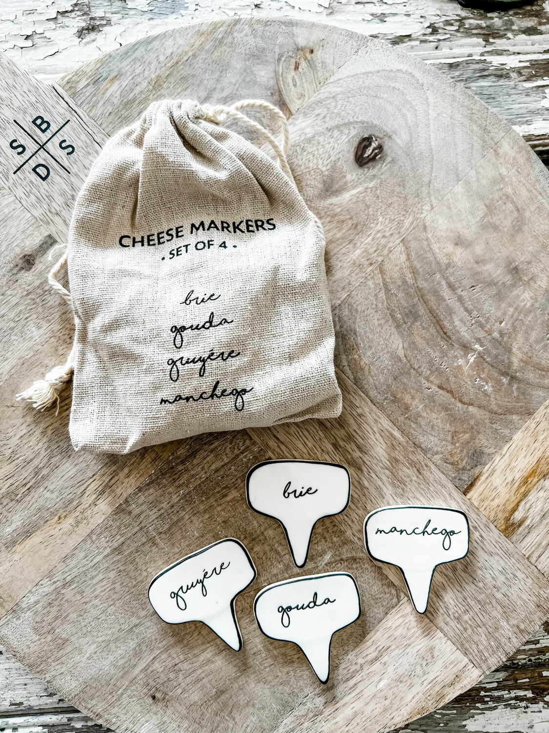 Ceramic Cheese Markers