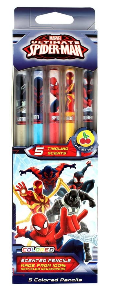 Spider-man scented gel crayon