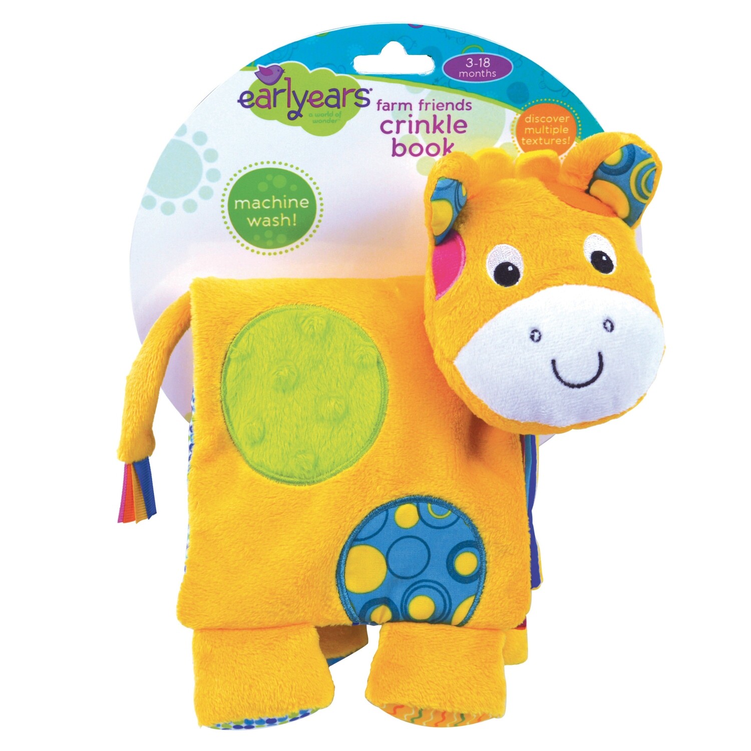 farm friends crinkle book