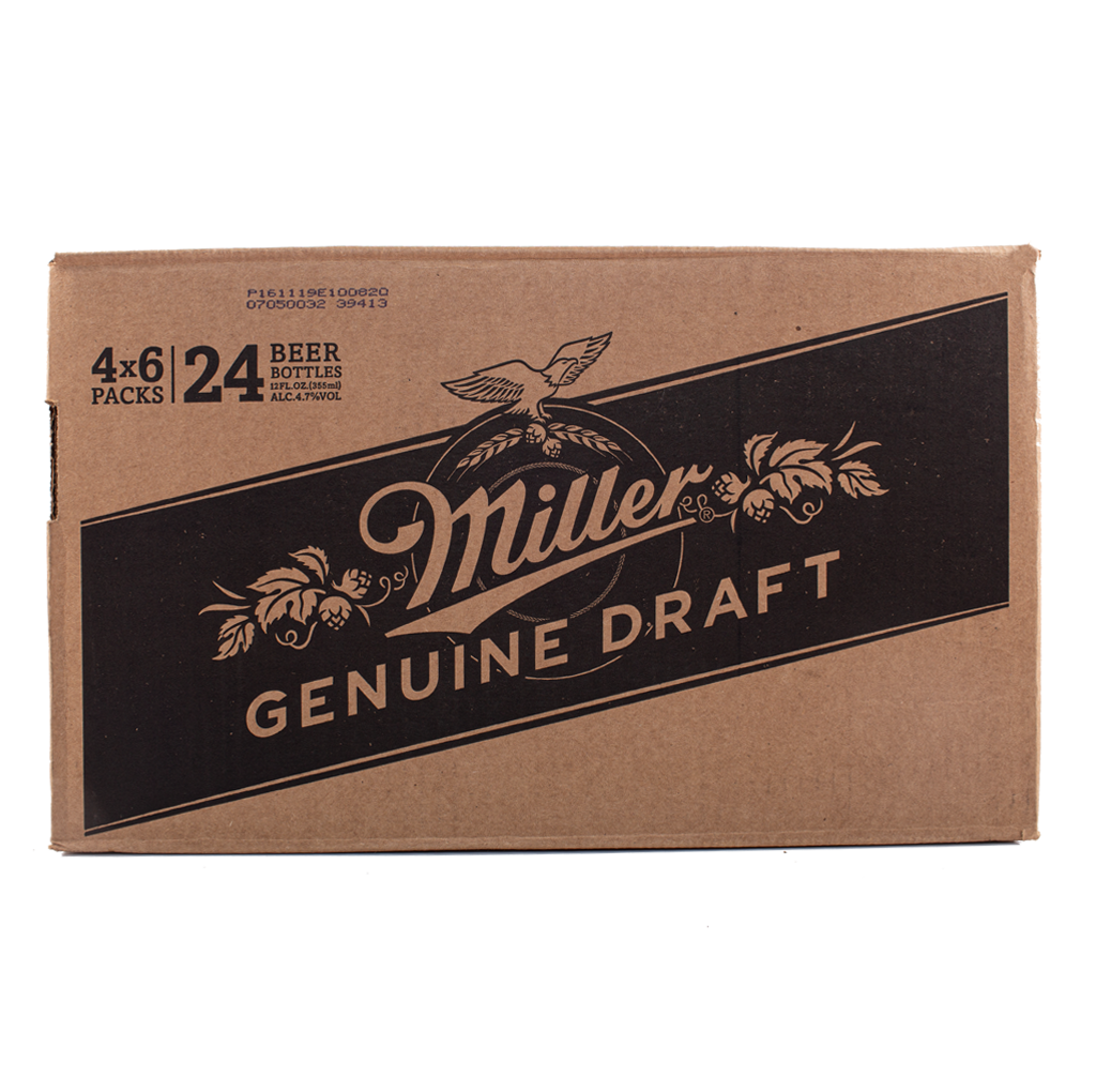 MILLER GENUINE DRAFT BOTELLA CAJA - 24 UNDS *DISPONIBLE SOLO EN SPS*