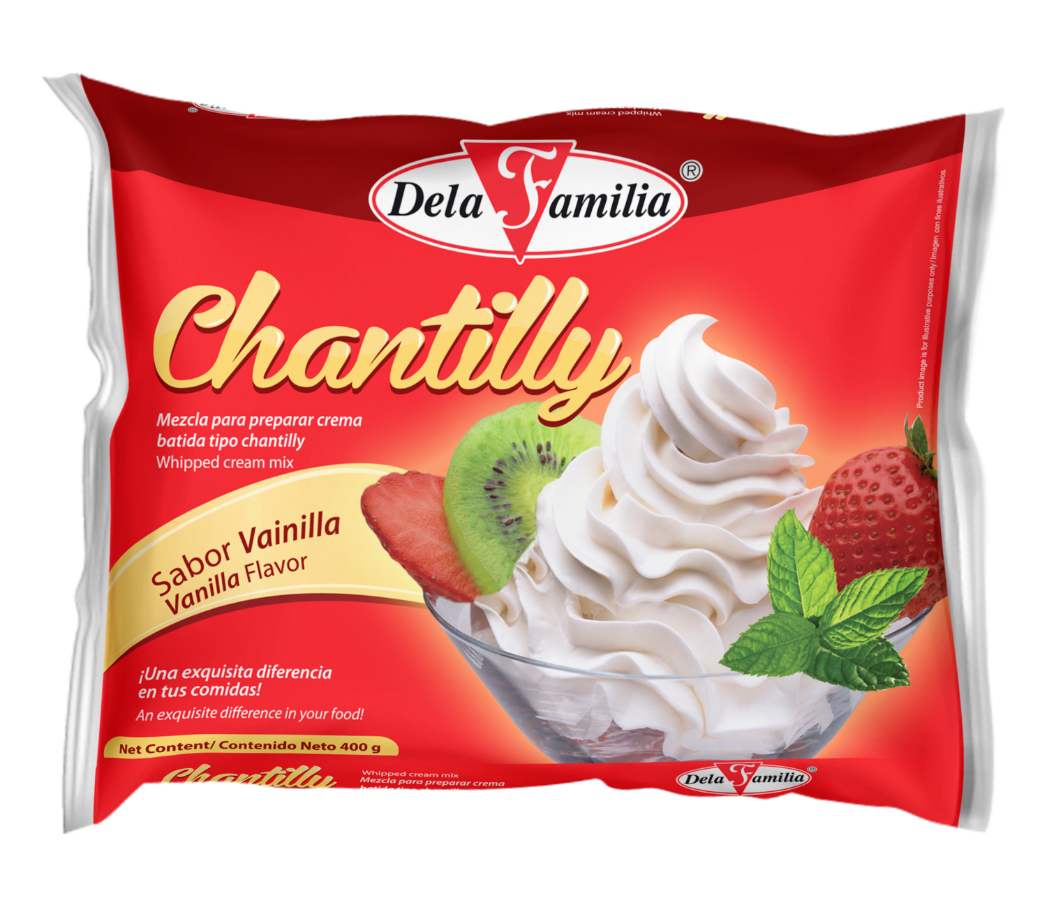 DE LA FAMILIA CREMA CHANTILLY 25/454 GRS