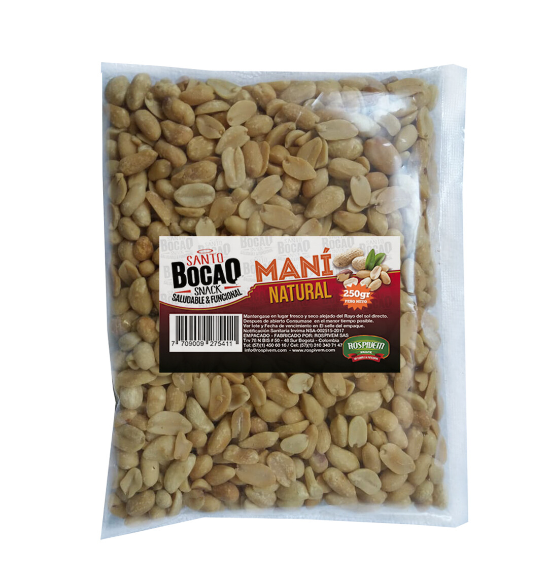 Mani Natural 250 gr.