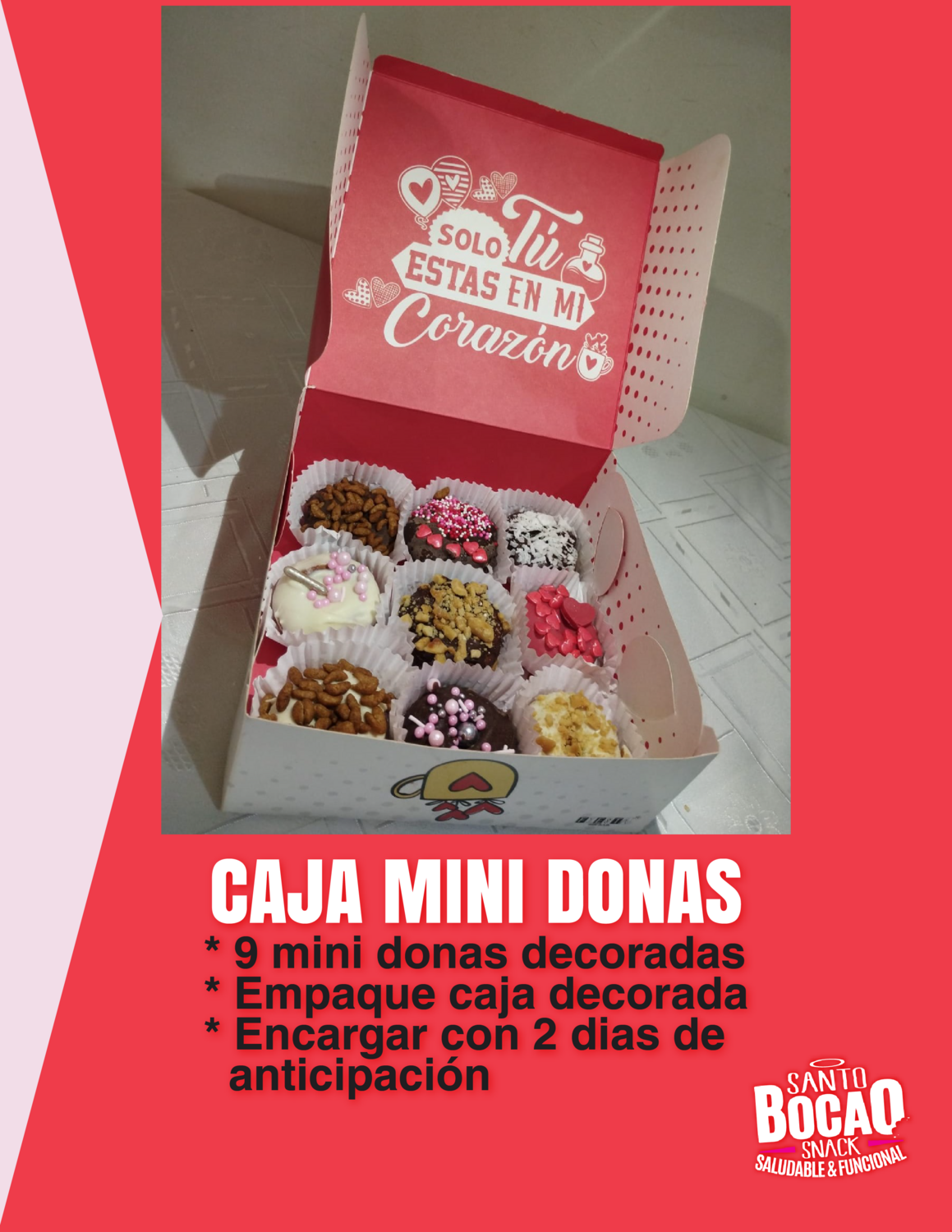Mini donas x 9 Und.