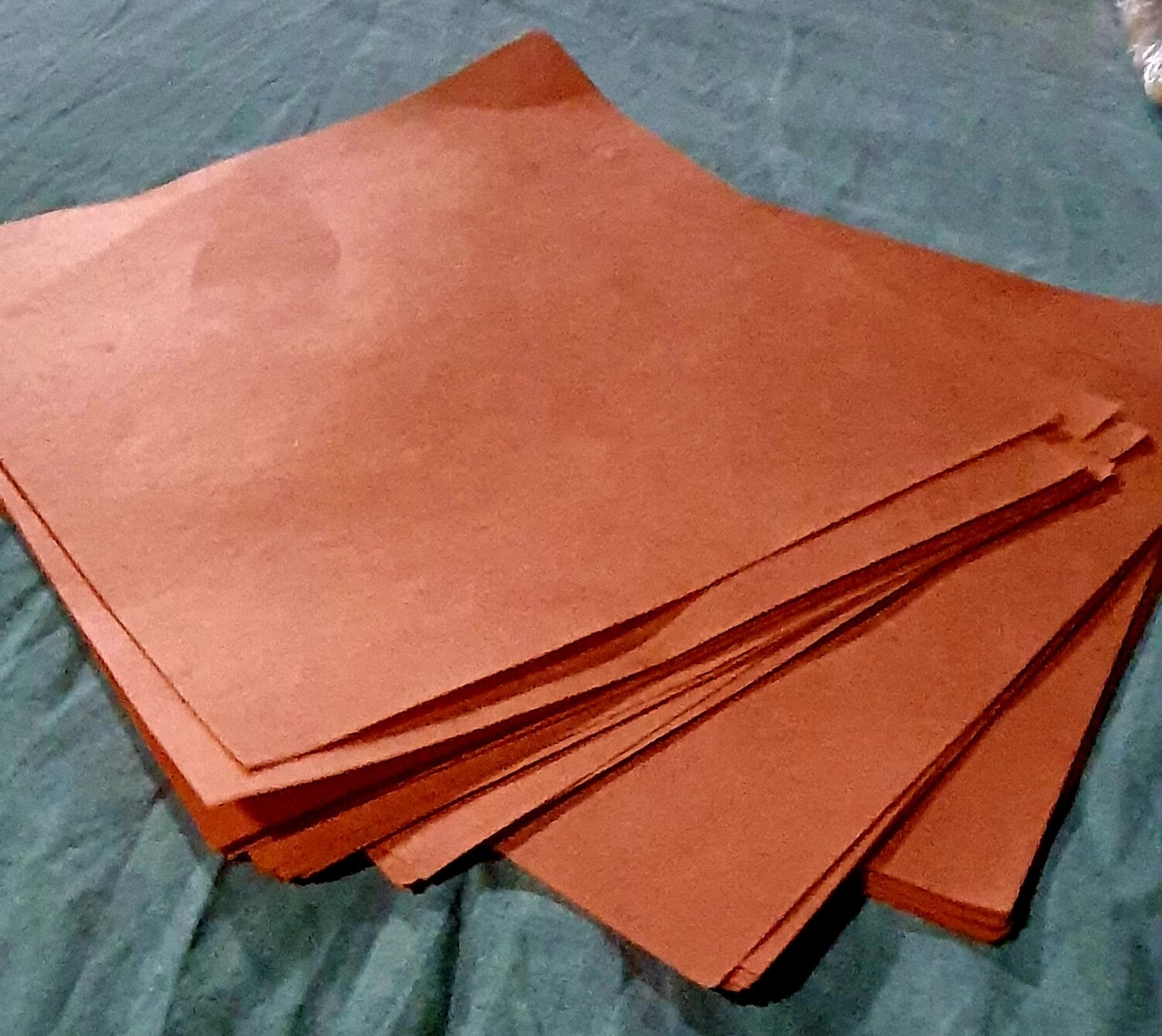 Banana Paper 7"x 7" - Orange (sheet)
