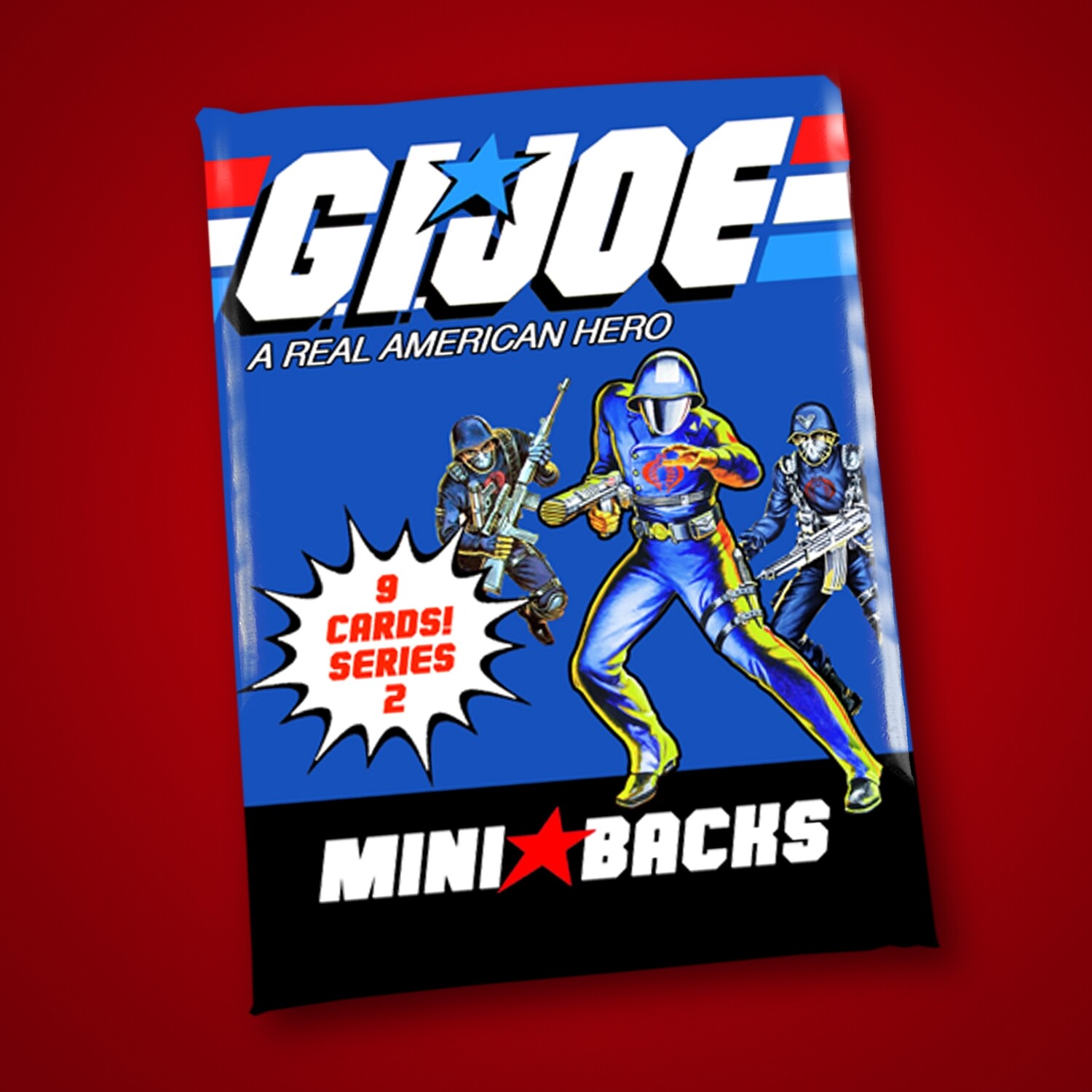 GI JOE SERIES 2 MINI BACK WAX PACK!