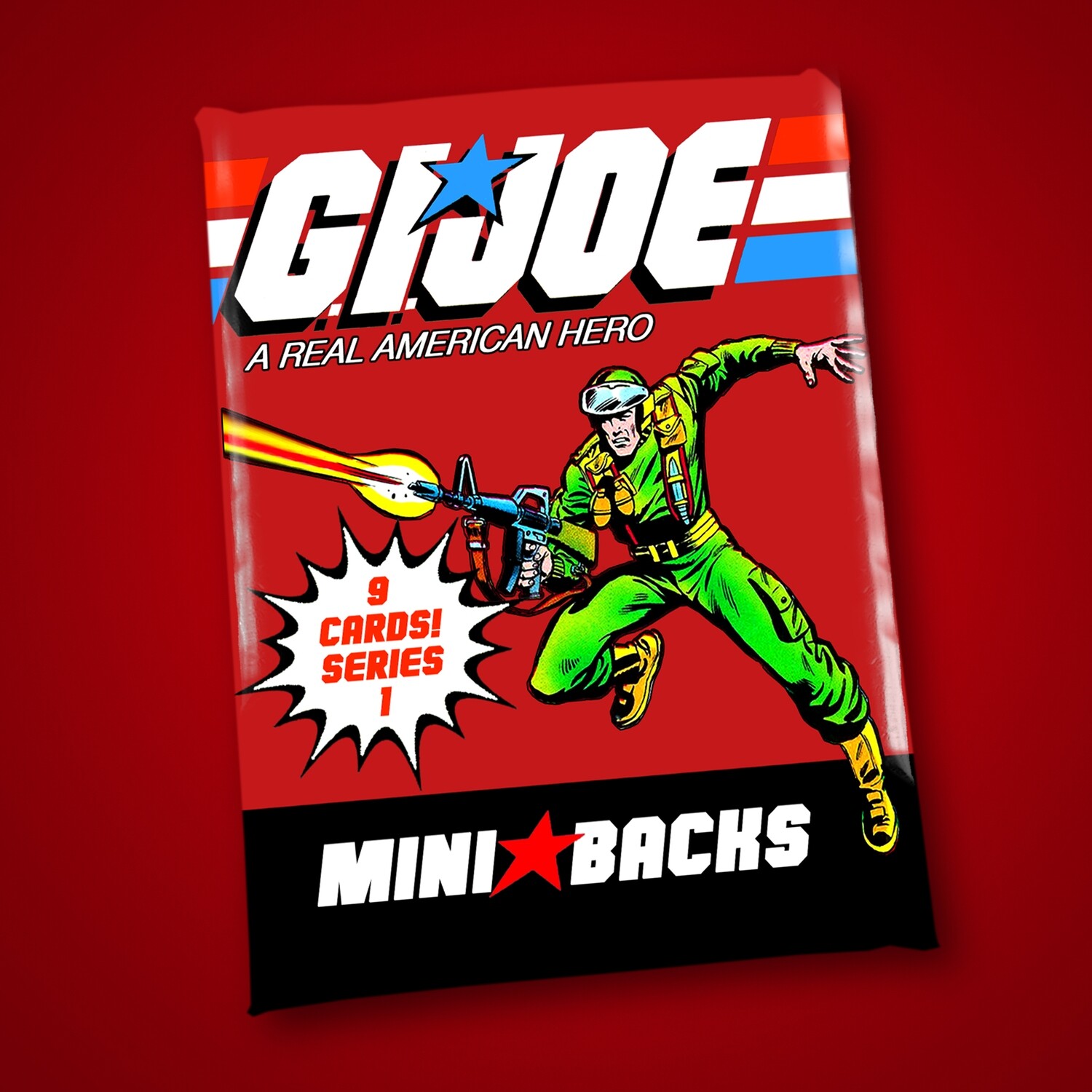 GI JOE SERIES 1 MINI BACK WAX PACK!