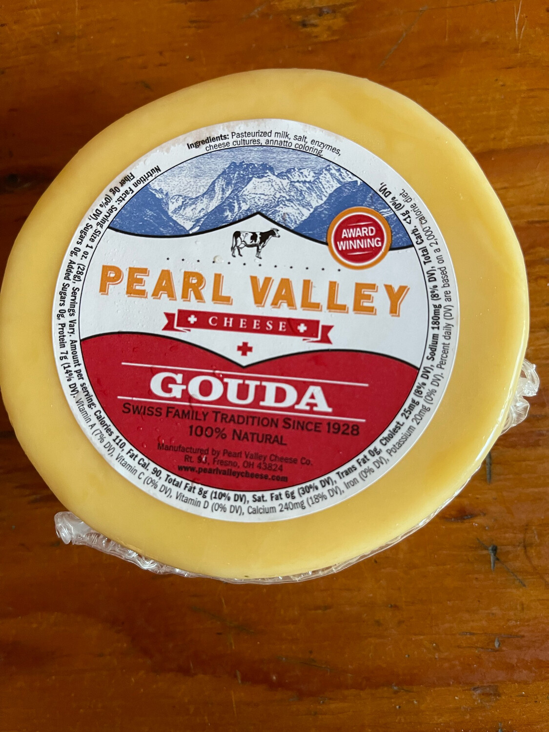 Gouda Mini Cheese Wheel (12oz) - - John and Joan's Road Stand