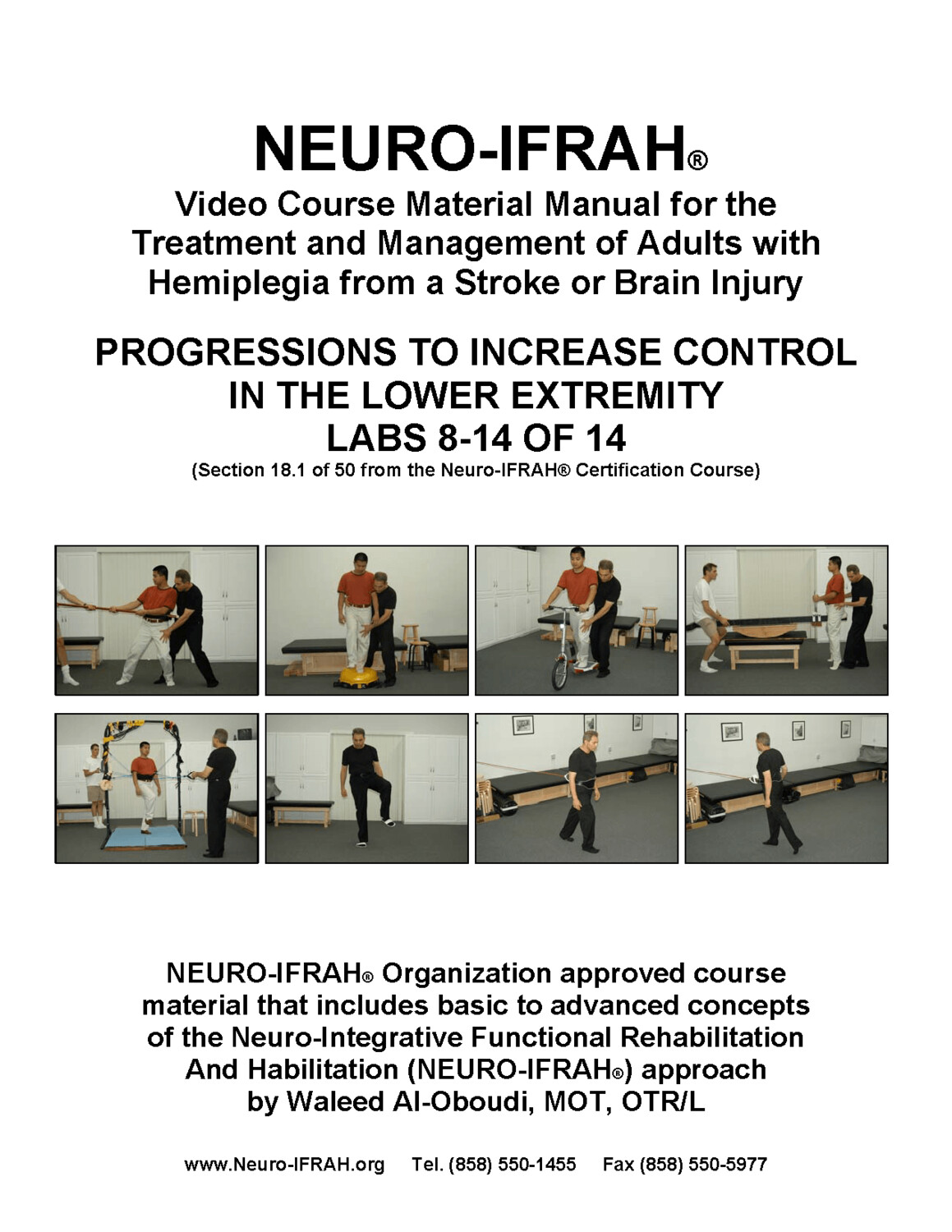 PROGRESSIONS TO INCREASE CONTROL IN THE LOWER EXTREMITY LABS 8-14 OF 14