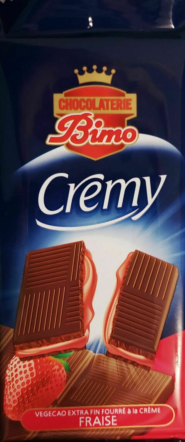 Vegecao extra fin fourré è la crème fraise BIMO