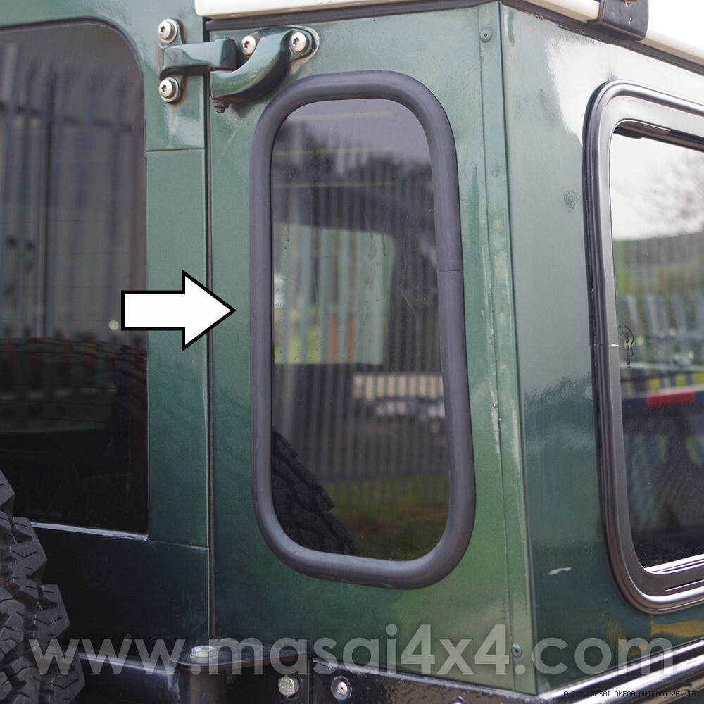 Dark-Tinted Rear Quarter Glass Windows for Land Rover Defender 90 and ...