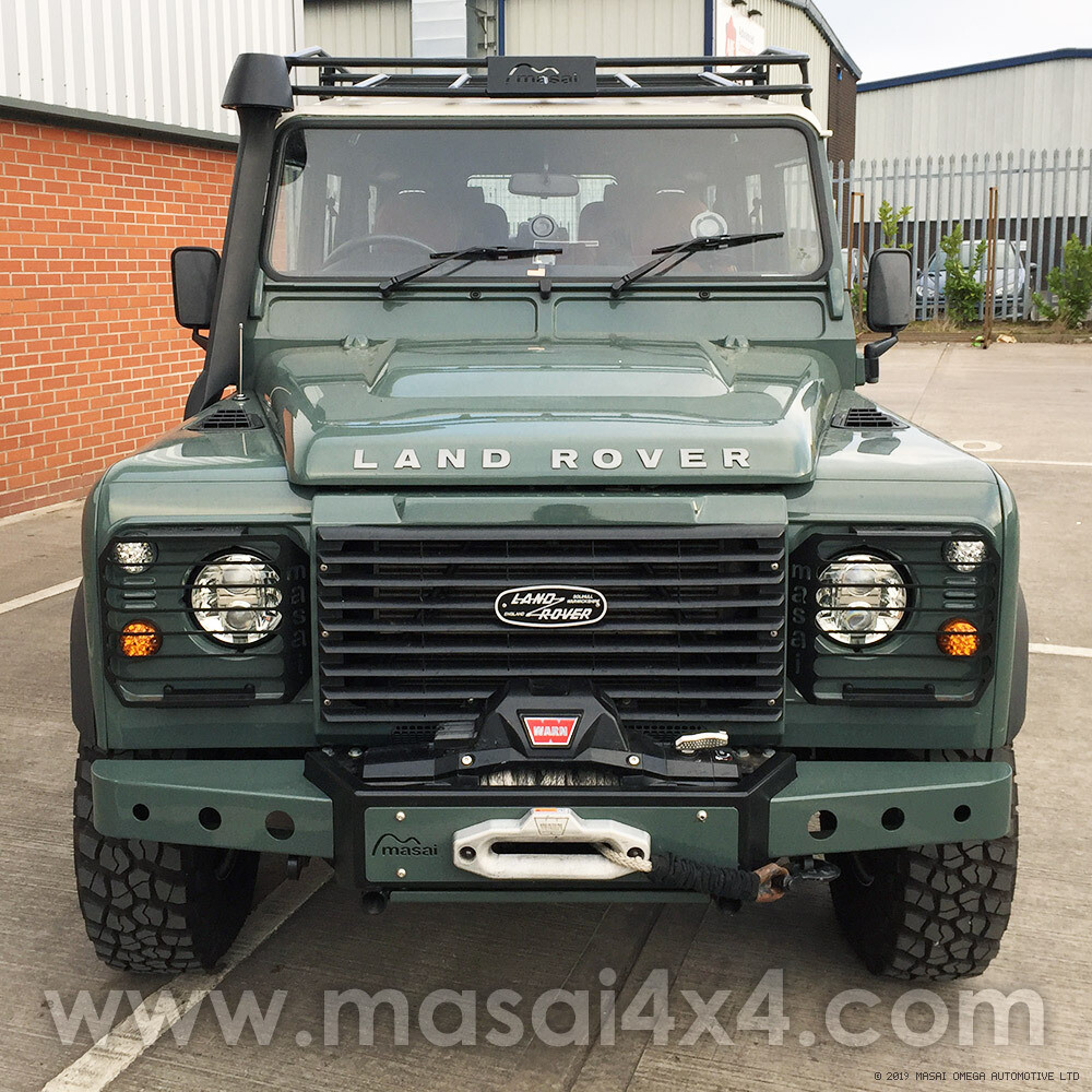 Masai “Warrior” – Front Winch Bumper for Land Rover Defender (Satin ...