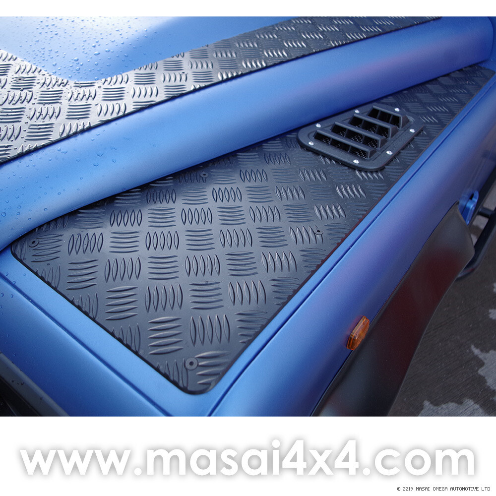 Wingtops Chequer Plate (3mm Aluminium) for Land Rover Defender 90/110 ...