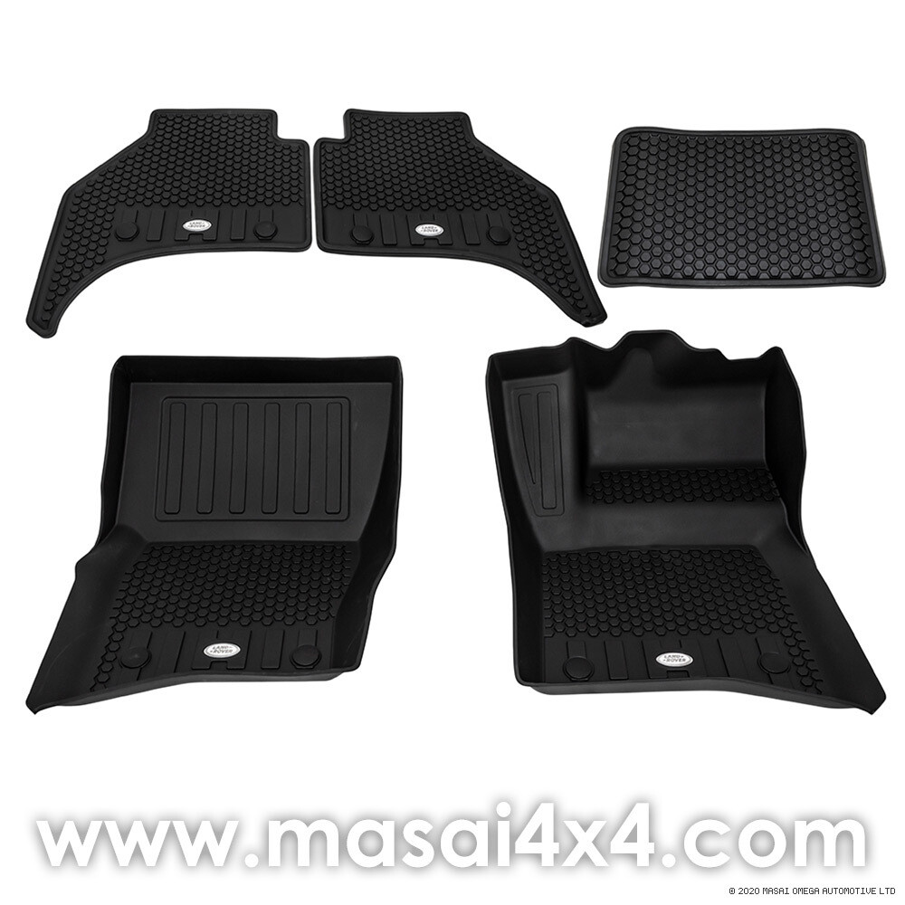 Rubber Matt Set – Front & Rear for Defender 2020 (110 ONLY) – Land ...