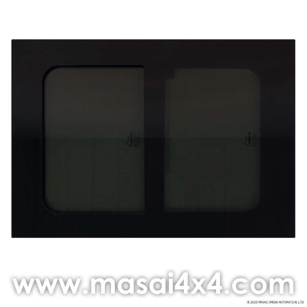 560mm x 375mm Sliding Horsebox Window – Dark Tint – Rear Door and ...