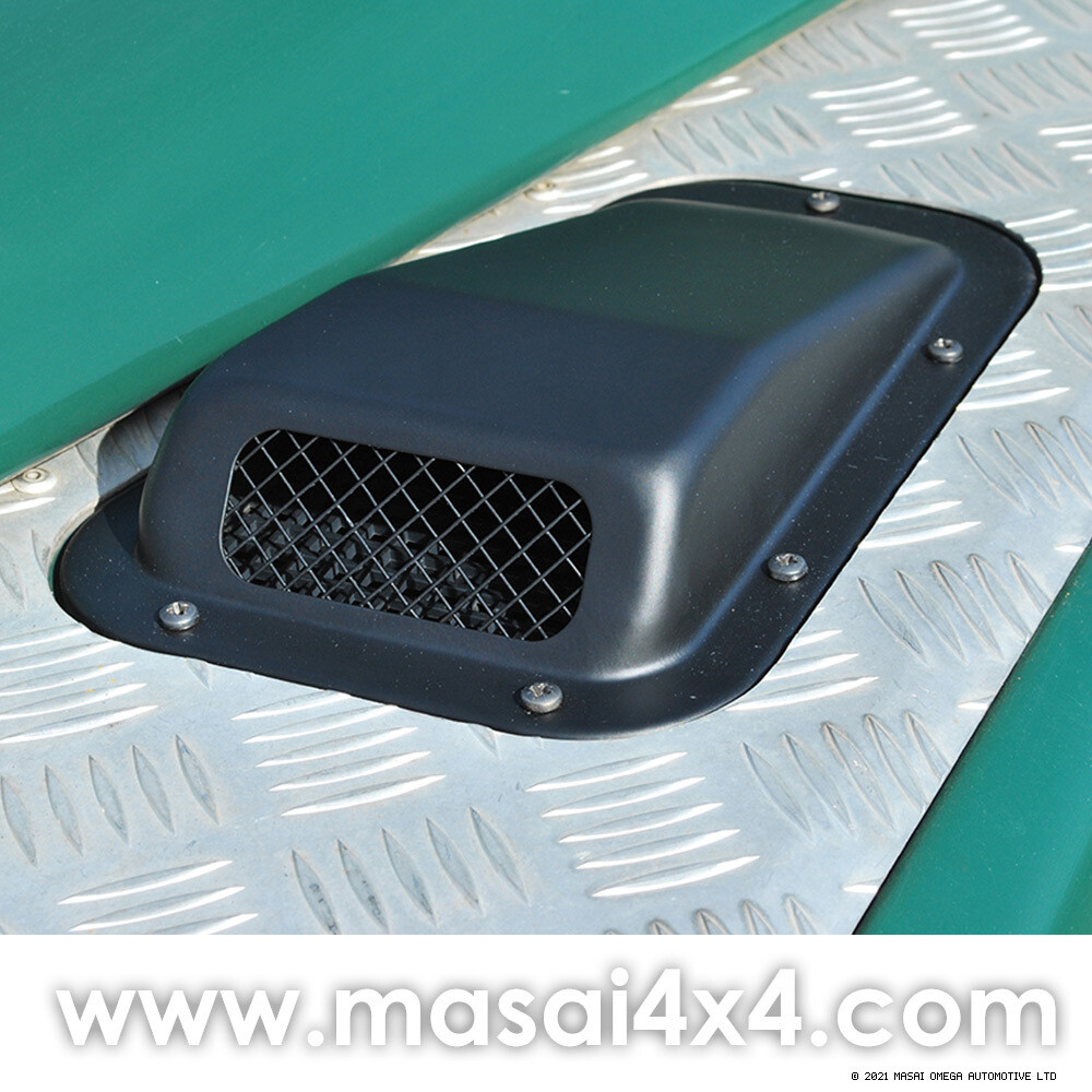 Wingtop Air Intake for Defender 90/110 (Steel / Stainless) – PAIR – LED ...