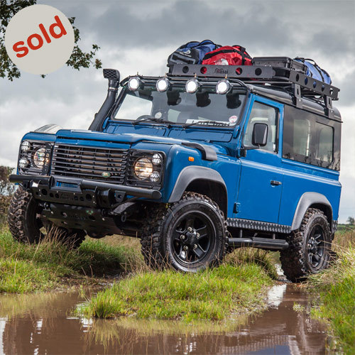 Blue 1999 Land Rover Defender 90 TD5 – Masai Land Rover Defender ...