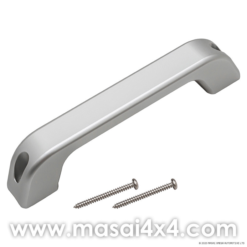 Billet Aluminium A-Pillar Grab Handle (Silver/Black) – Defender 1987 ...