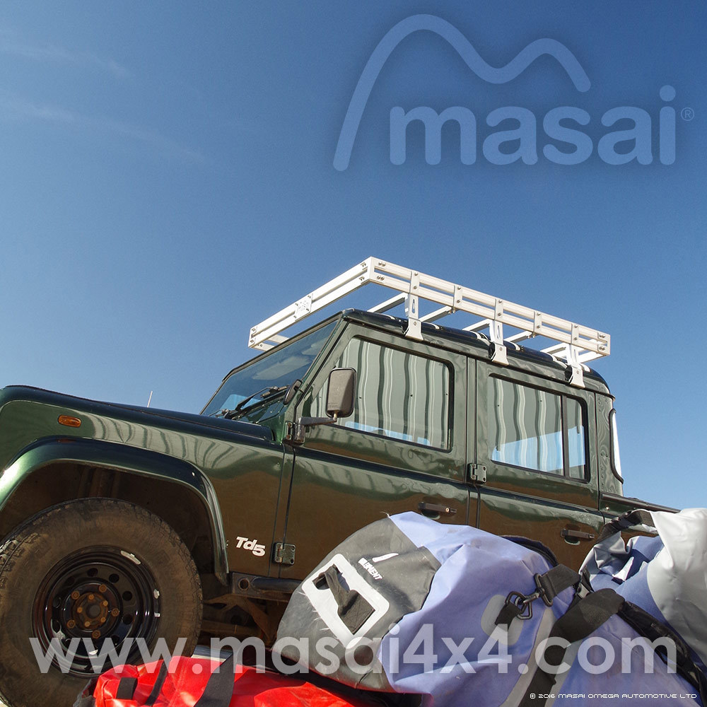 Aluminium Luggage Roof Rack for Land Rover Defender – Horsebox Windows ...