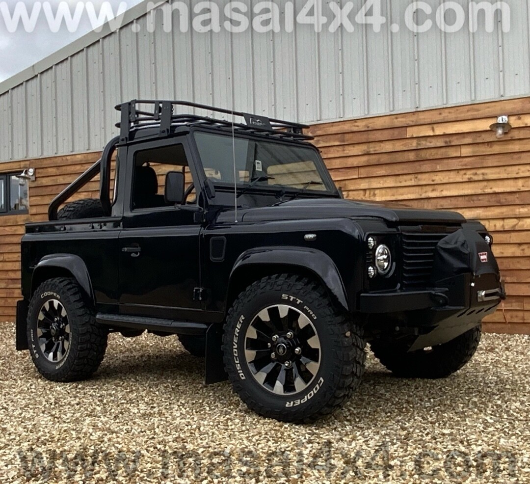 2013 Defender PUMA Single-cab Pick-up – Black – Roof Racks For Land ...