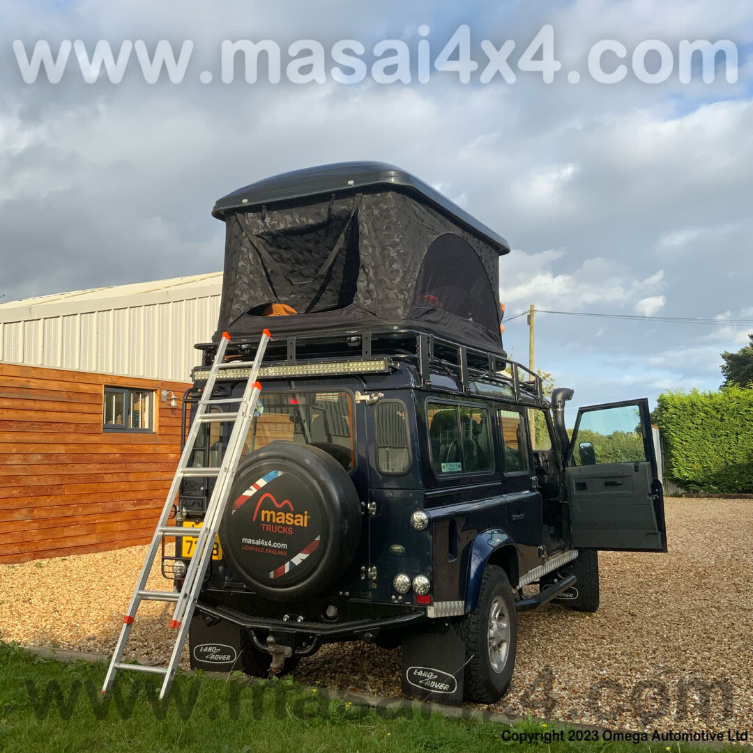 Masai Defender Roof Tent – coming soon! – Rear Access Roof Ladder ...