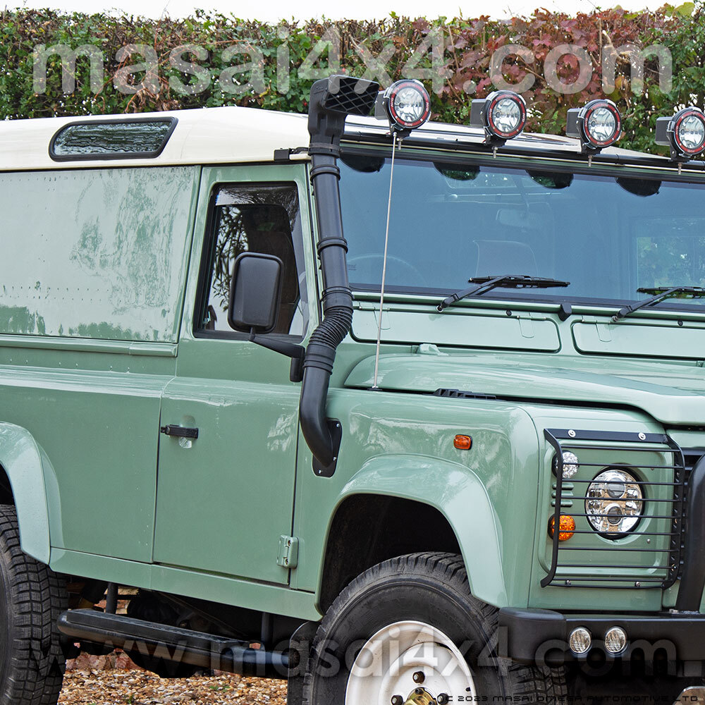 Defender Snorkels – Snorkel Kit / Raised Air Intake Kit – Masai Parts ...