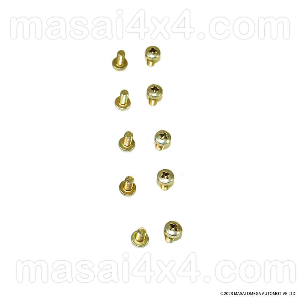 Set of 10 Defender Door Handle Screws – Masai Land Rover Defender ...
