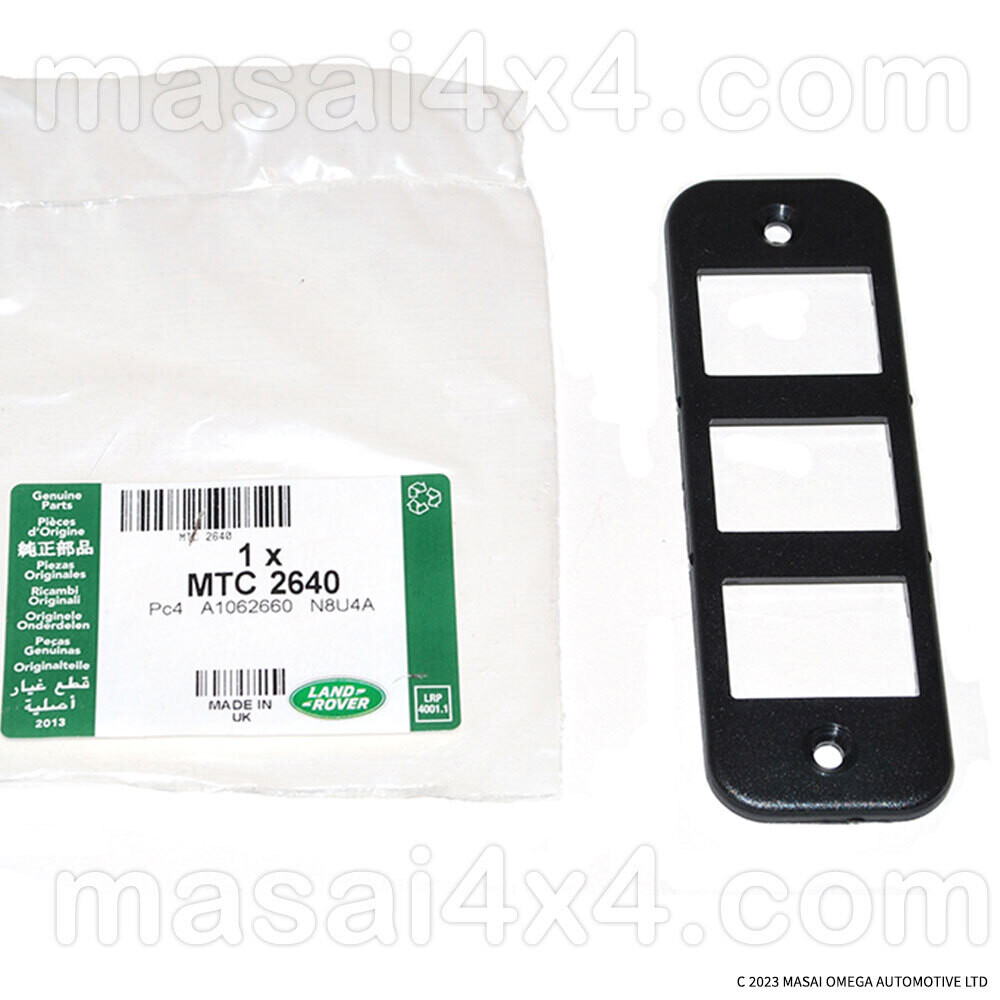 Switch Panel (for 3 Switches) for Land Rover Defender 200TDi/300TDi ...