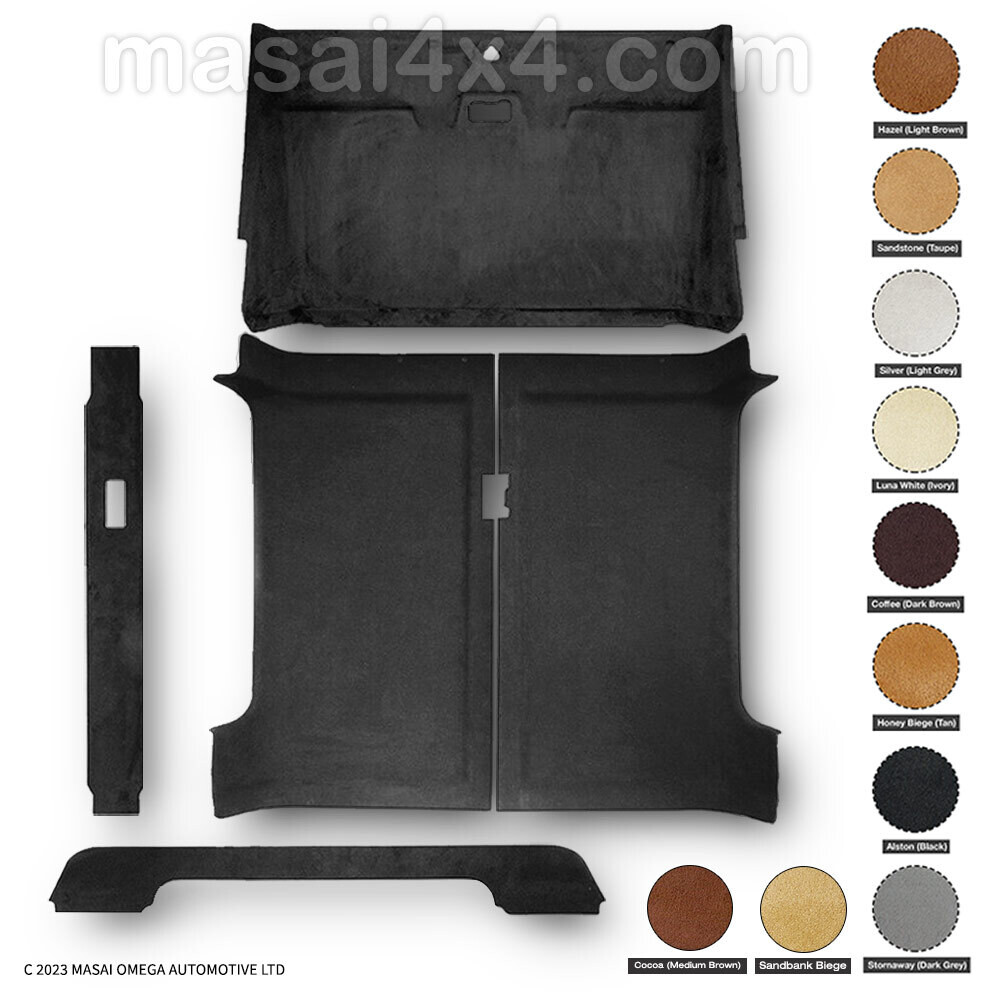 Roof Lining / Headlining Kit for Defender 90 (10 Colours available ...